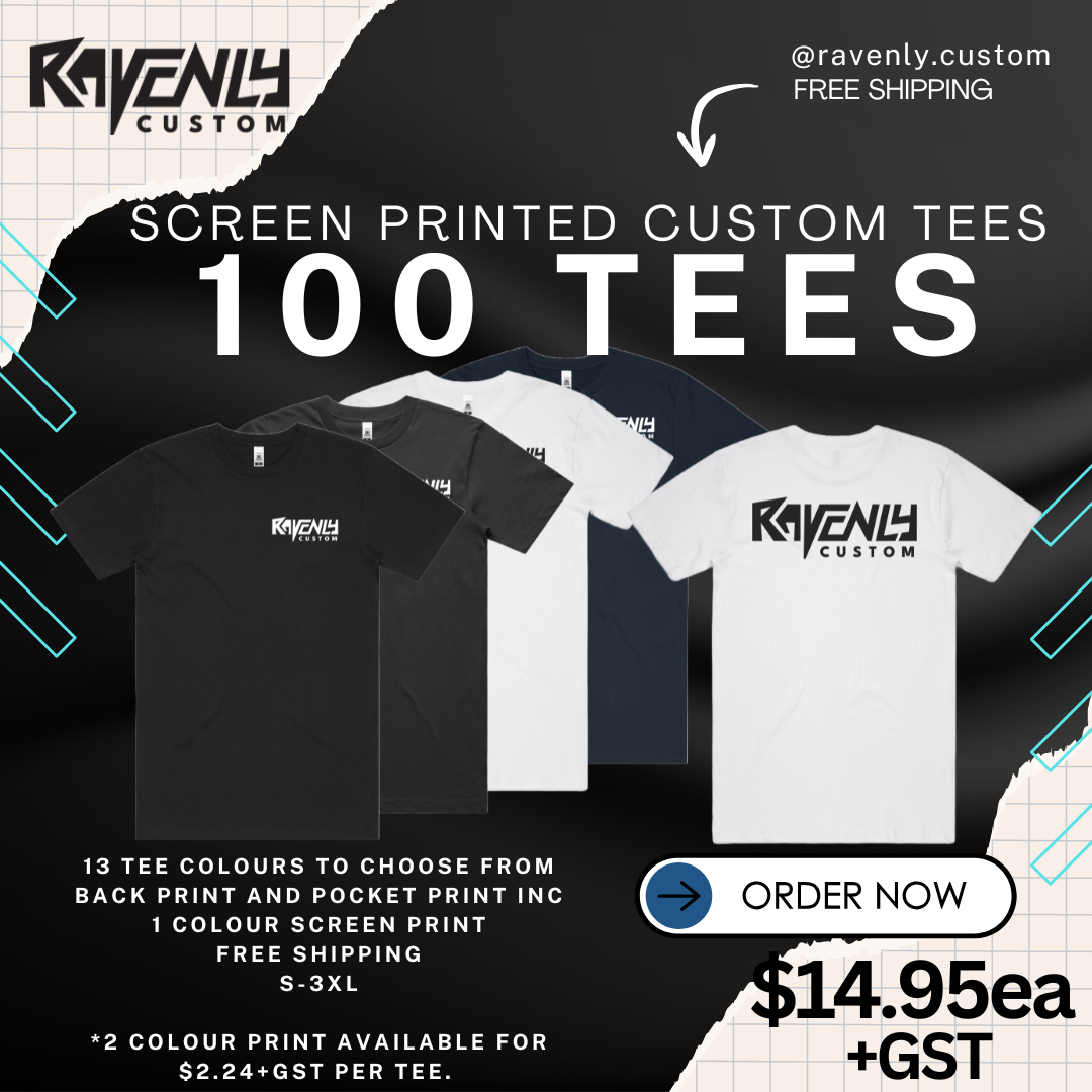 100 Tee Pack – Ravenly